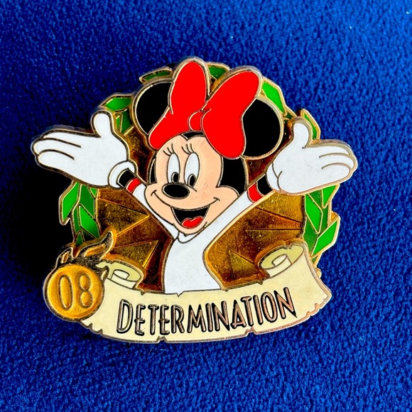 Disney | Jewelry | Minnie Mouse Olympic Trading Determination Pin ...